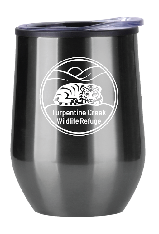 Bold New Logo Titanium Grey Stemless Wine Tumbler – Turpentine Creek ...