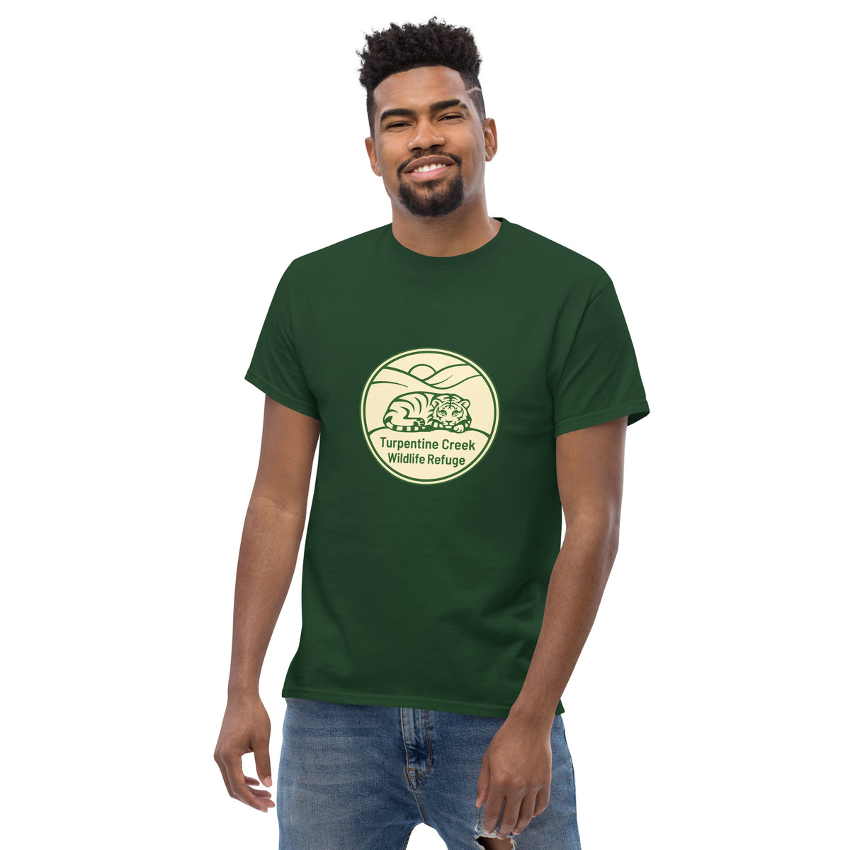 Bold New Full Color Logo Adult T-Shirt – Turpentine Creek Wildlife Refuge