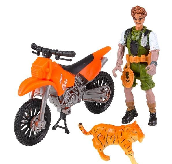 Small Jungle Motorcycle Playset – Turpentine Creek Wildlife Refuge